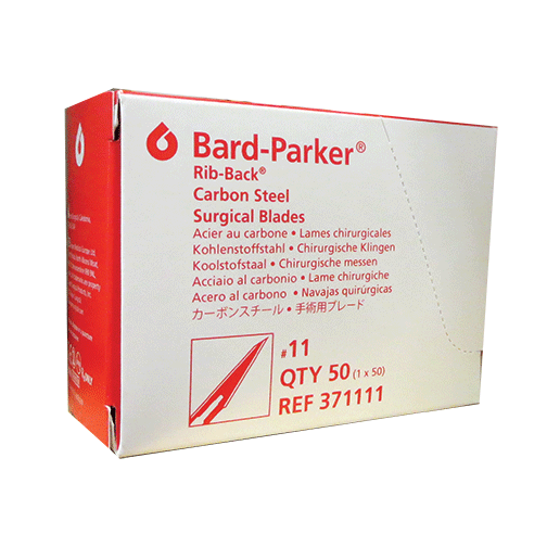 Bard-Parker 371111 Carbon Steel Surgical Blades (qty-150) Exp2025 for ...