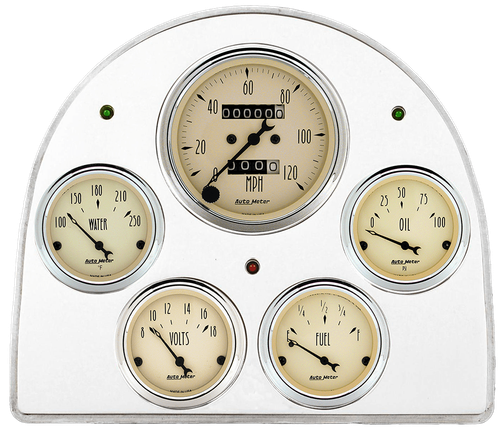 52-53 Ford Car Billet Aluminum Gauge Panel Dash Insert Instrument ...