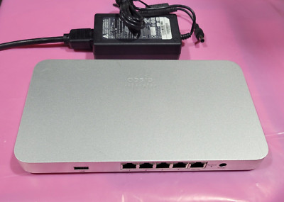 Cisco Meraki MX64 Cloud Managed Firewall Router With Power Adapter 600 ...