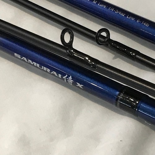 Fishing Rods- A NEW DAIWA 2 piece SAMURAI 6'6" med. SPIN ROD | eBay