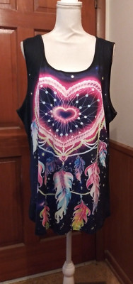 Unlabeled Size 2XL (Tag Says 4XL) Tunic Dream Catcher Design Both Side ...