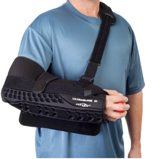 DonJoy UltraSling III Shoulder Support Sling L Or Med Left /Right w ...
