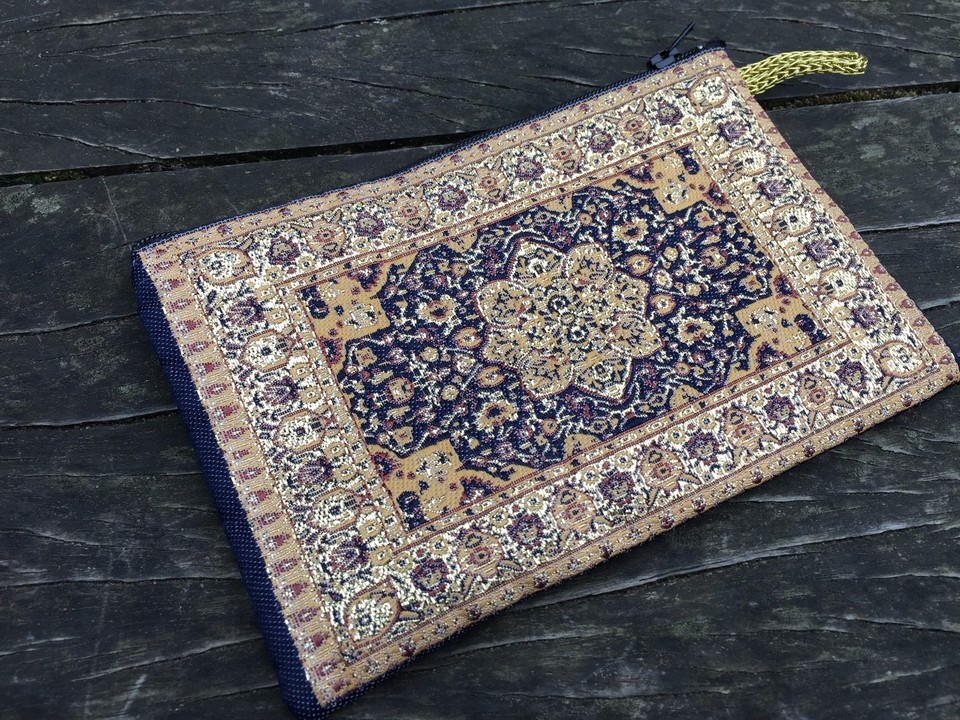 Persian Kilim Patterned Coin Purses, Zippered Storage Bags, Hippie ...