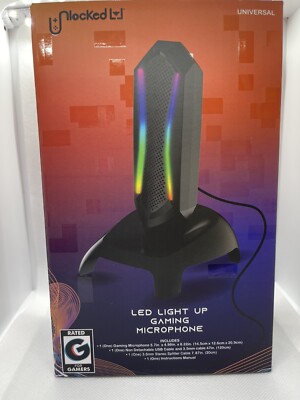 Unlocked LED Light Up Gaming Microphone | eBay