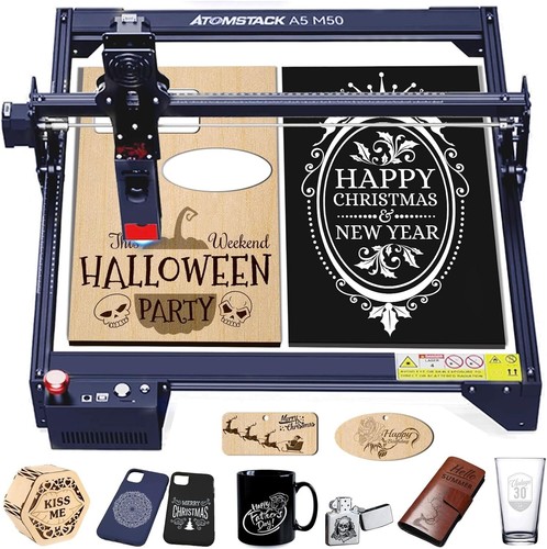 ATOMSTACK A5 M50 40W Laser Engraver Cutter Machine for Wood and Acrylic ...