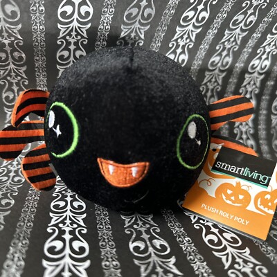 Smart Living Halloween Roly Poly Plush Toy Spider Dan Dee Collectors ...