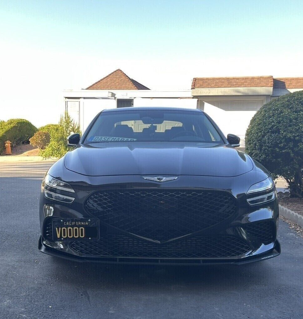 Bumper Tow Hook License Plate Tag Mount Bracket For Genesis G70 2019 ...