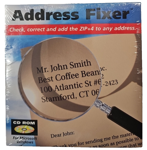 Address Book Fixer adds the Zip+4 to any Address for Microsoft Windows ...