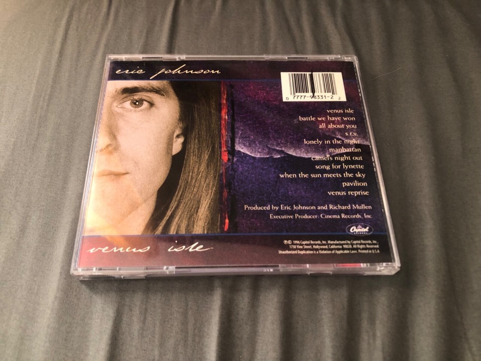 Eric Johnson Venus Isle CD Promotional Copy 1996 Capitol Records | eBay