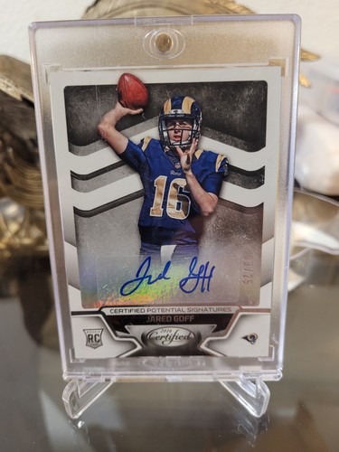 Jared Goff 2016 Panini Certified Rookie Auto #/25 SSP Detroit Lions ...