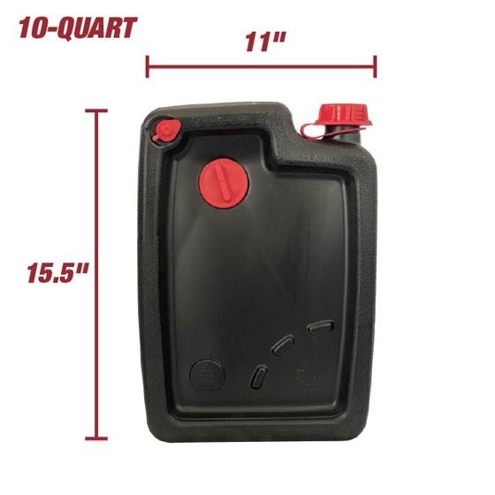 Oil Change Drain Container 10 Quart Large Pan leak-proof High Capacity ...