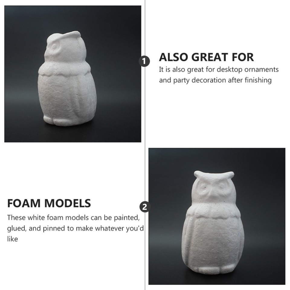 10pcs White Foam Models DIY Craft Making Foam Model Creative DIY Funny ...