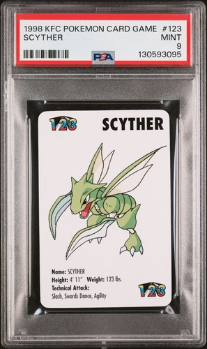 1998 KFC POKEMON CARD GAME 123 SCYTHER PSA 9 | eBay