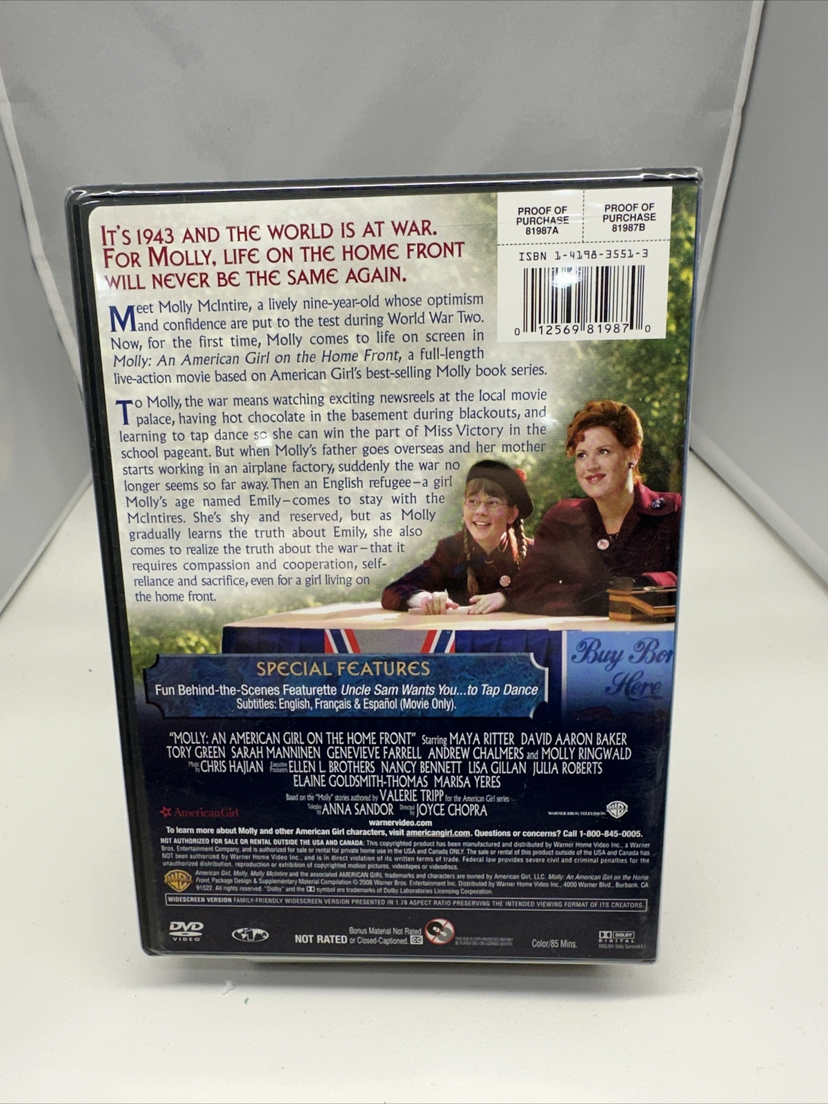 Molly: An American Girl (DVD, 2006) for sale online | eBay