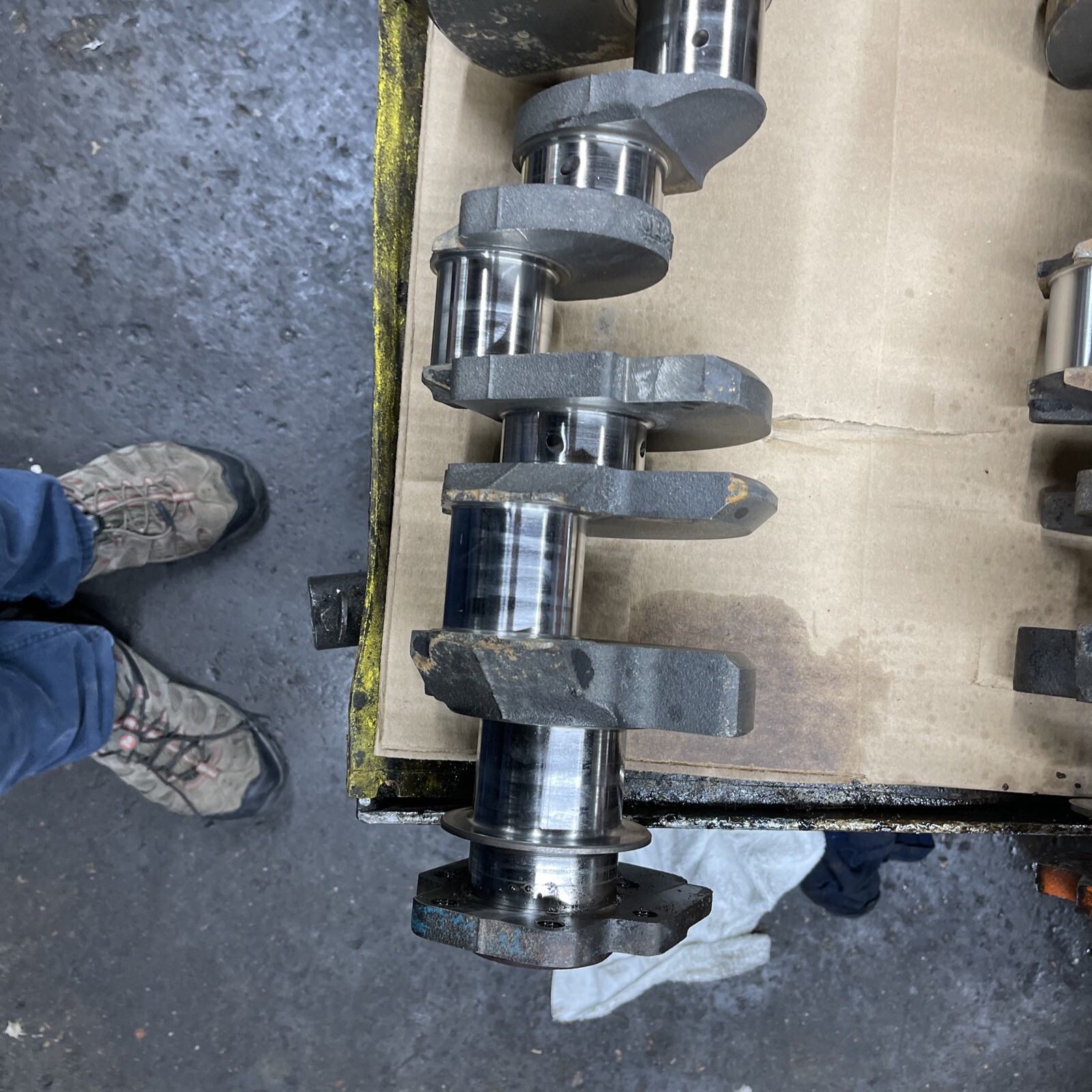 GM SBC Small Block 350 Crankshaft 3932442 Date Code E287 for sale ...