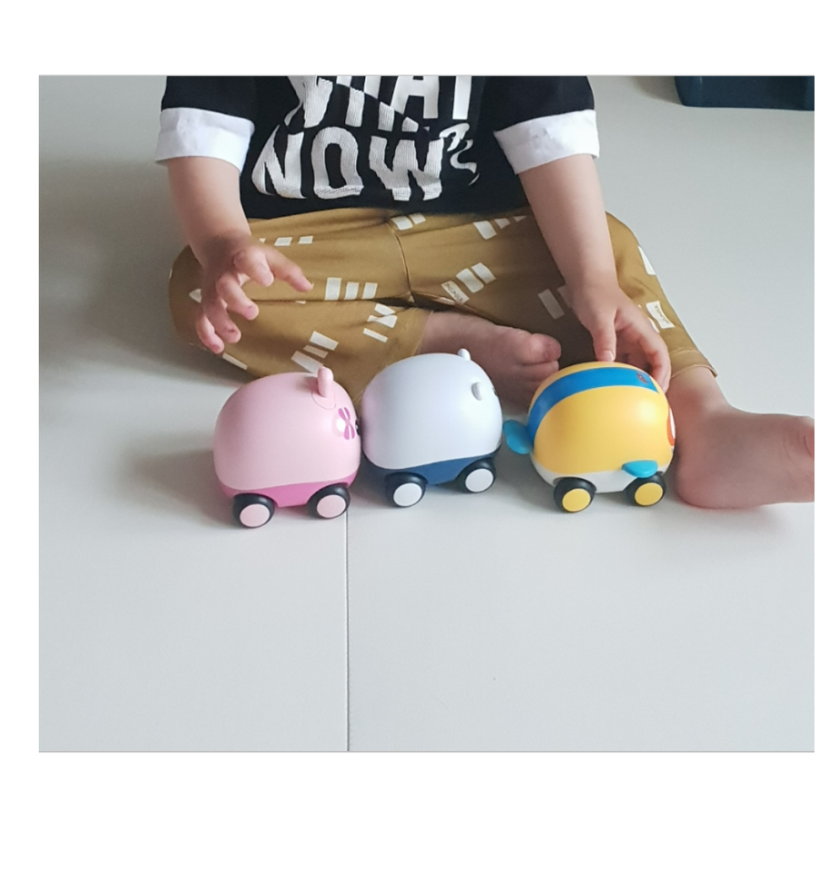 Authentic PORORO Toy Penguin Character Mini Music Car Round shaped Kids ...