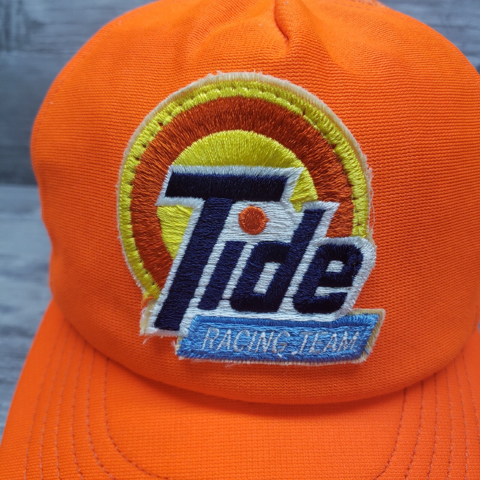 Tide Racing Team Hat Snapback Cap Patch Trucker Orange NASCAR shirt USA ...