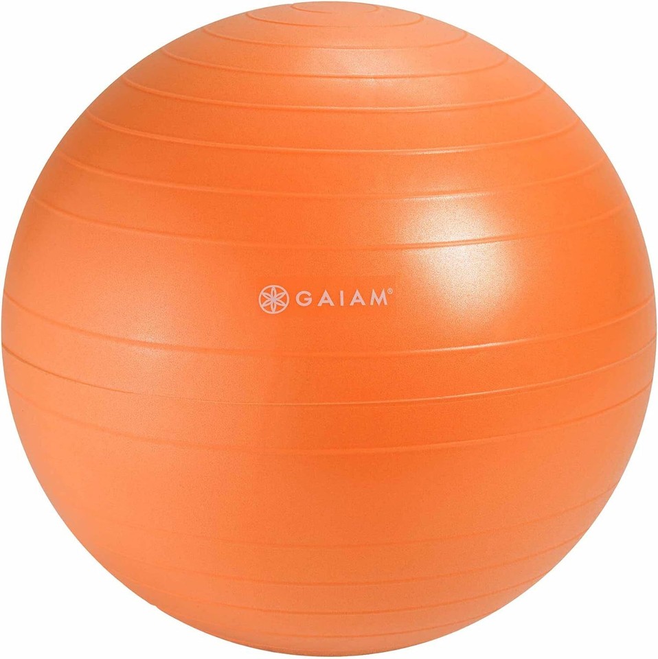 GAIAM TOTAL BODY BALANCE BALL CHAIR REPLACEMENT YOGA STABILITY 52CM ...