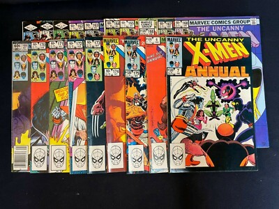 Uncanny X-Men #159-175, Annuals #6-7; 19 books; New Mutants, Morlocks ...