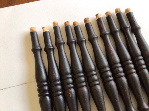 Small Wooden Antique Spindles (lot Of 10) | eBay