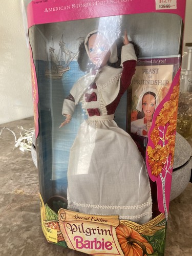 NEW Pilgrim Barbie Doll 1994 Mattel Special Edition American Stories ...