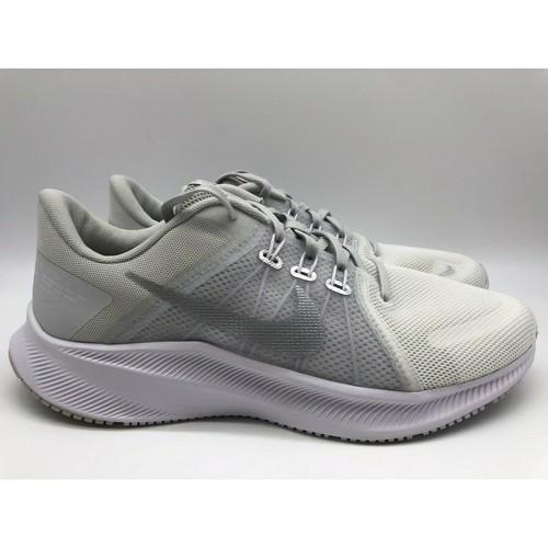 Nike Women's Quest 4 DA1106-100 Running Shoes White/Metallic Silver ...