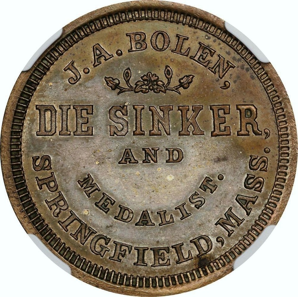 Springfield MA760A-1b R-6 NGC MS-63 - J.A. Bolen Die Sinker - Young ...