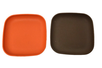 Tupperware Toys Vintage 4 inch Square Mini Plates Set of 2 | eBay
