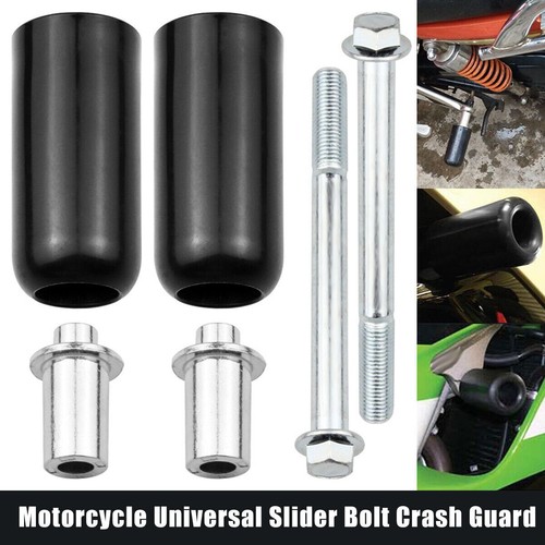 2x Universa Frame Sliders Protector Crash Black Bobbin Bungs For ...