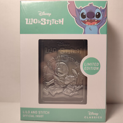 Disney Lilo & Stitch Metal Card Ingot Official Limited Edition Movie ...