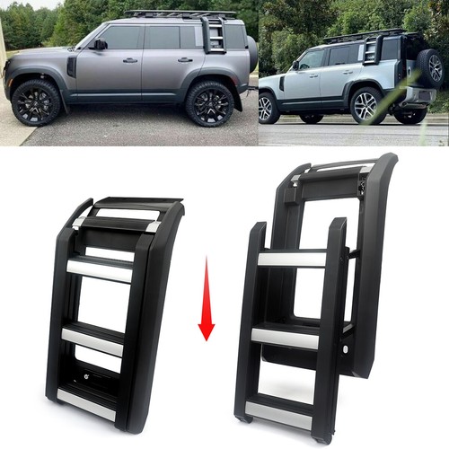 FOR LAND ROVER DEFENDER L663 90 110 SIDE DEPLOYABLE FOLDING ROOF LADDER ...