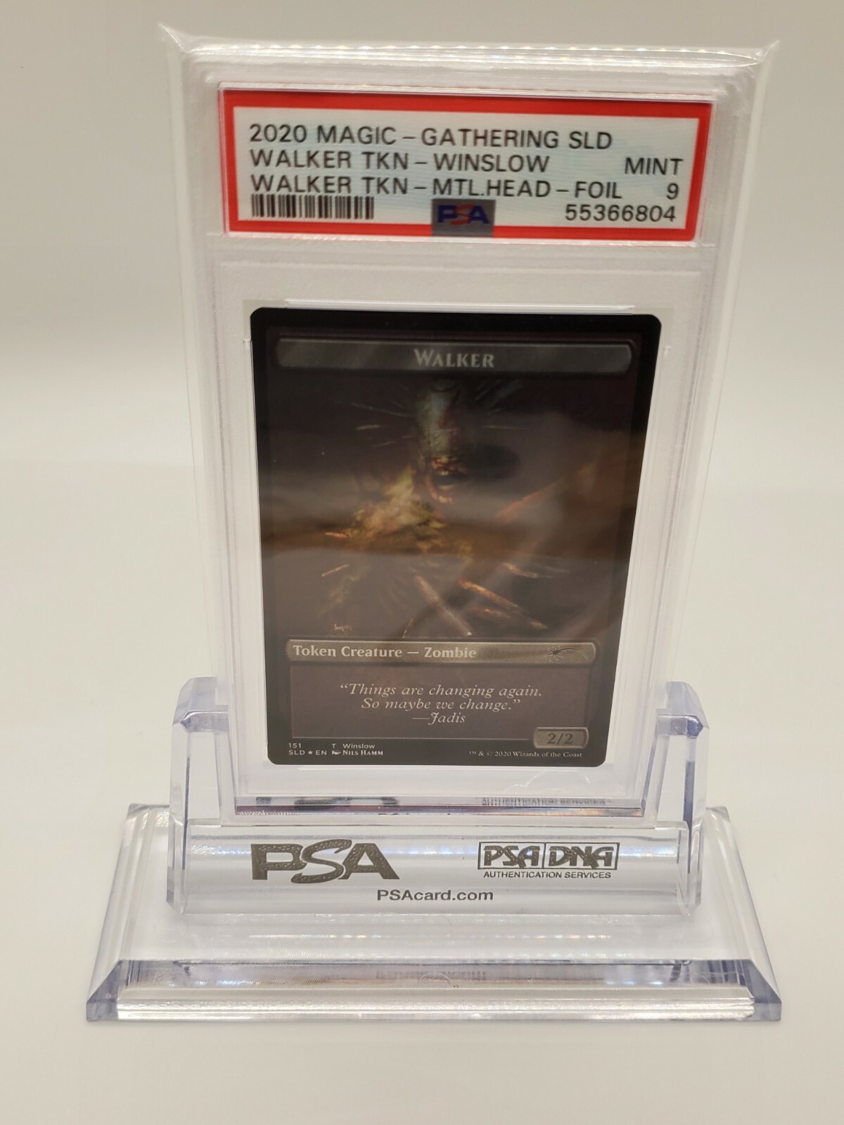 MTG Walker (Metal Head) Token Walker (Winslow) Token - FOIL PSA 9 MINT ...