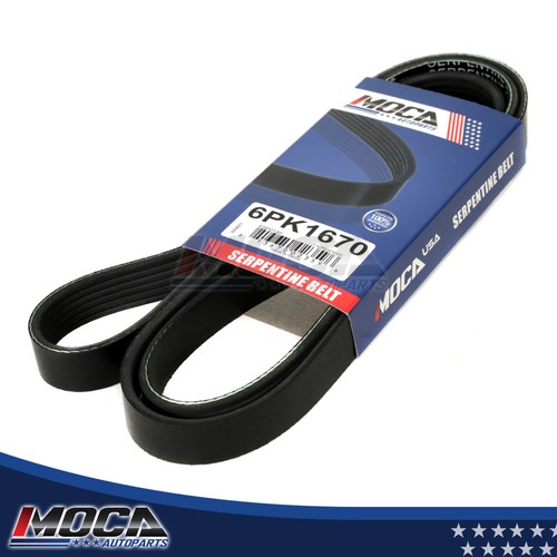 Serpentine Drive Belt Fits 2005-2007 BMW FORD 6.0L 6PK1670 EPDM MOCA | eBay