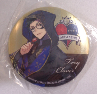 Trey Clover Can Badge Pin Button Strap Heartslabyul Game Twisted ...