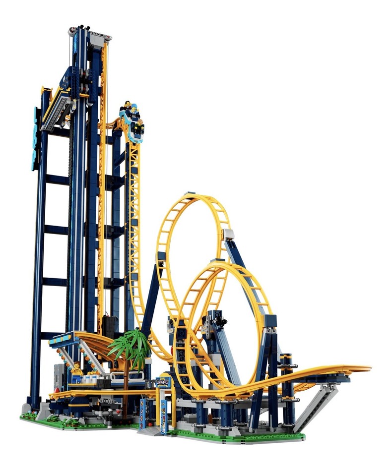 Electric LEGO Icons: Loop Roller Coaster (10303) TOY ROLLERCOASTER ...