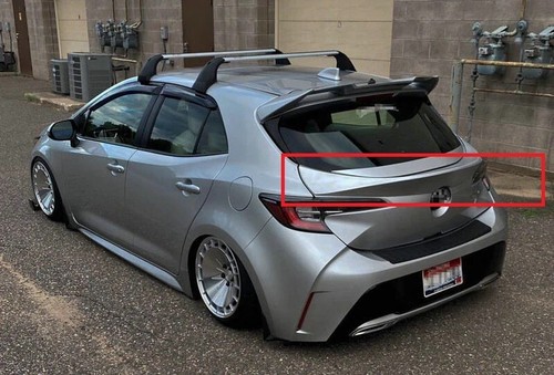 Painted Slate Metallic 2019-2025 Toyota Corolla Hatchback Spoiler Color ...