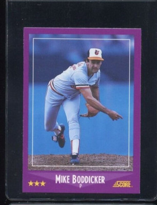 1988 SCORE GLOSSY #67 MIKE BODDICKER BALTIMORE ORIOLES | eBay