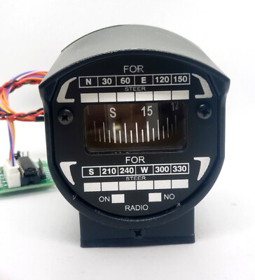 Cessna (Whiskey Style) Compass for flight simulation and cockpit ...