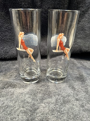 2 Deep Eddy Classic American Vodka Dive In Blue Pinup Swimsuit Girl ...