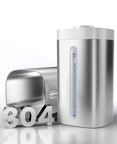 Stainless Steel Humidifier, Easy to Clean, Dishwasher Safe, Cool Mist ...