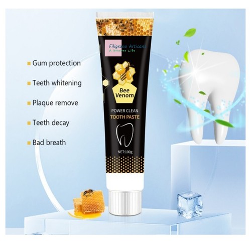 Organic Bee Venom Power Whitening Vegan Toothpaste | eBay