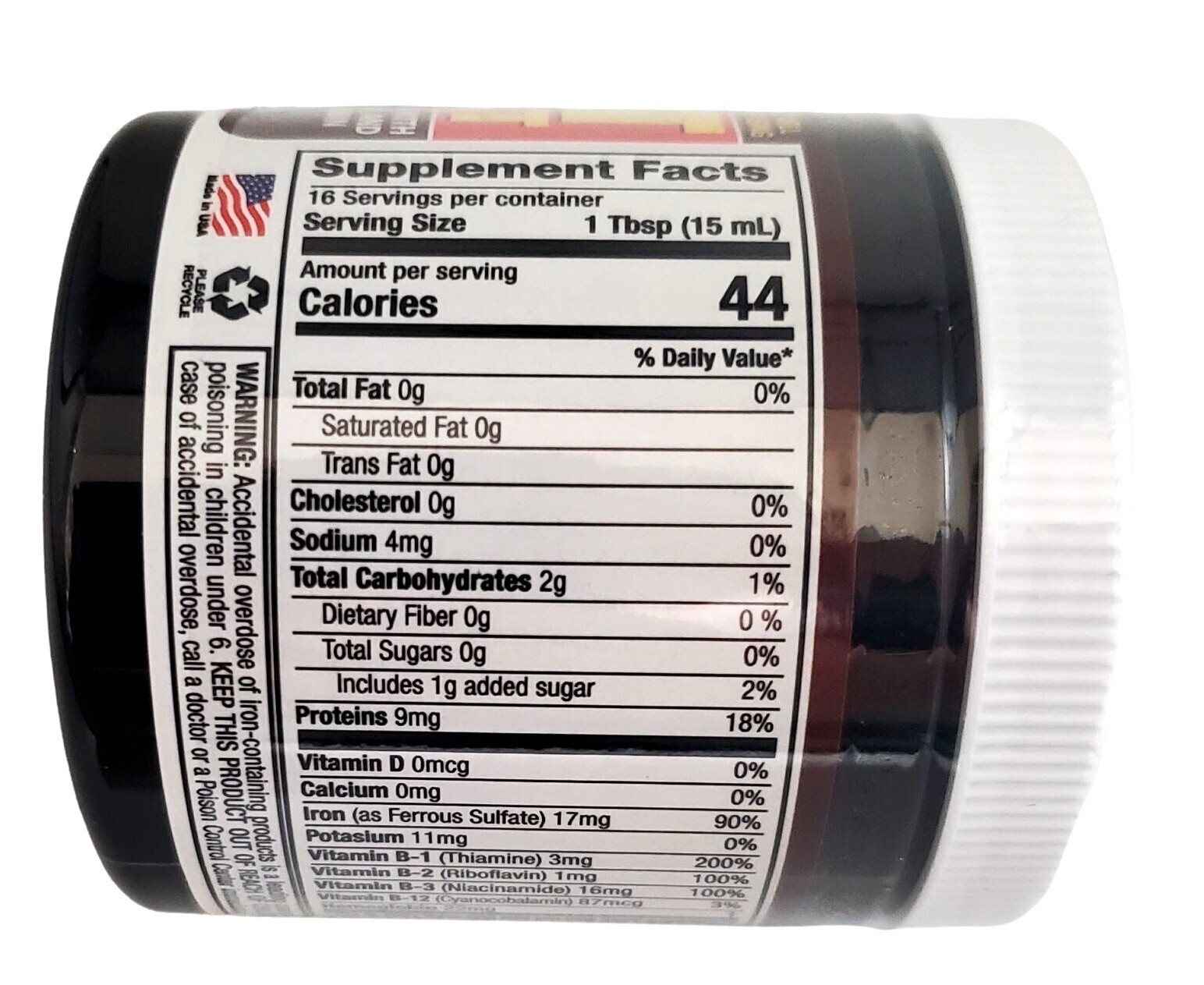 Germa Malt Extract Supplement Fortified with B12 Iron Hemoglobin 8 oz ...