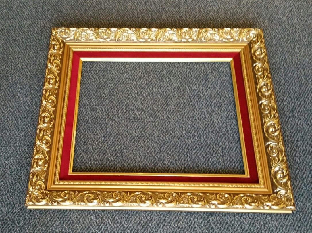 Red Ornate Frame