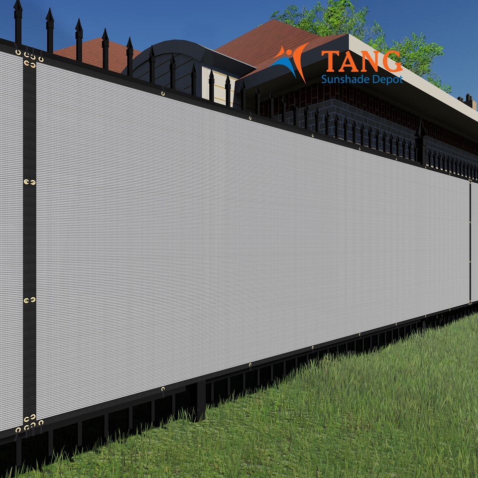 3ft Privacy Screen Fence Heavy Duty Gray Mesh Shade Net Cover Wall ...