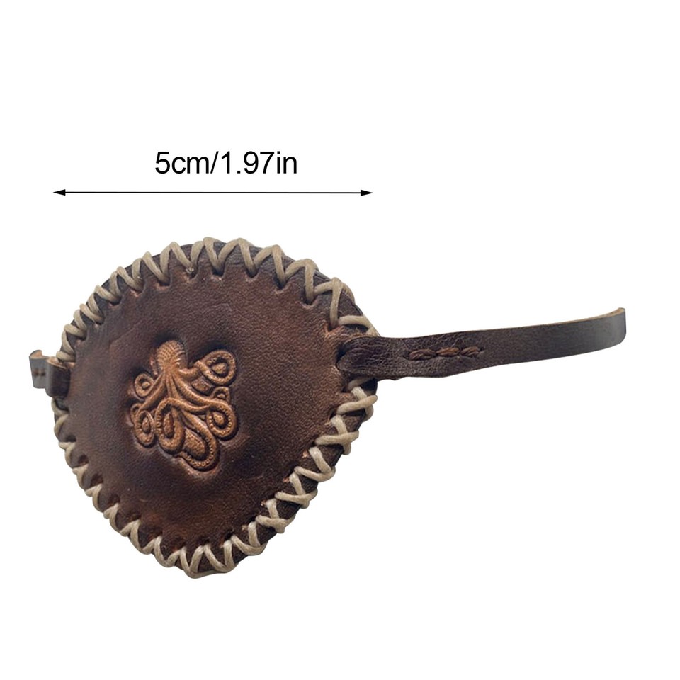 Pirate Eye Patches for Adults Retro PU Leather Eye Patch Fancy Dress ...