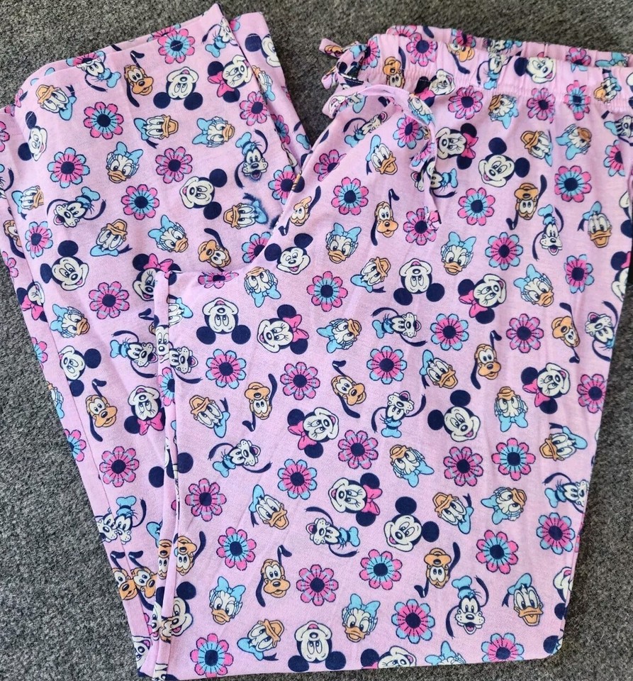 Ladies X-LARGE MINNIE,DONALD, GOOFY Disney Cotton Pajama/lounge Pants ...