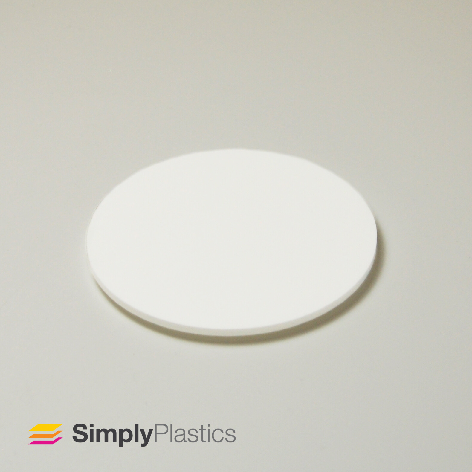 Perspex® Moonlight White S2 1T41 Matte Acrylic Plastic Discs Circle ...