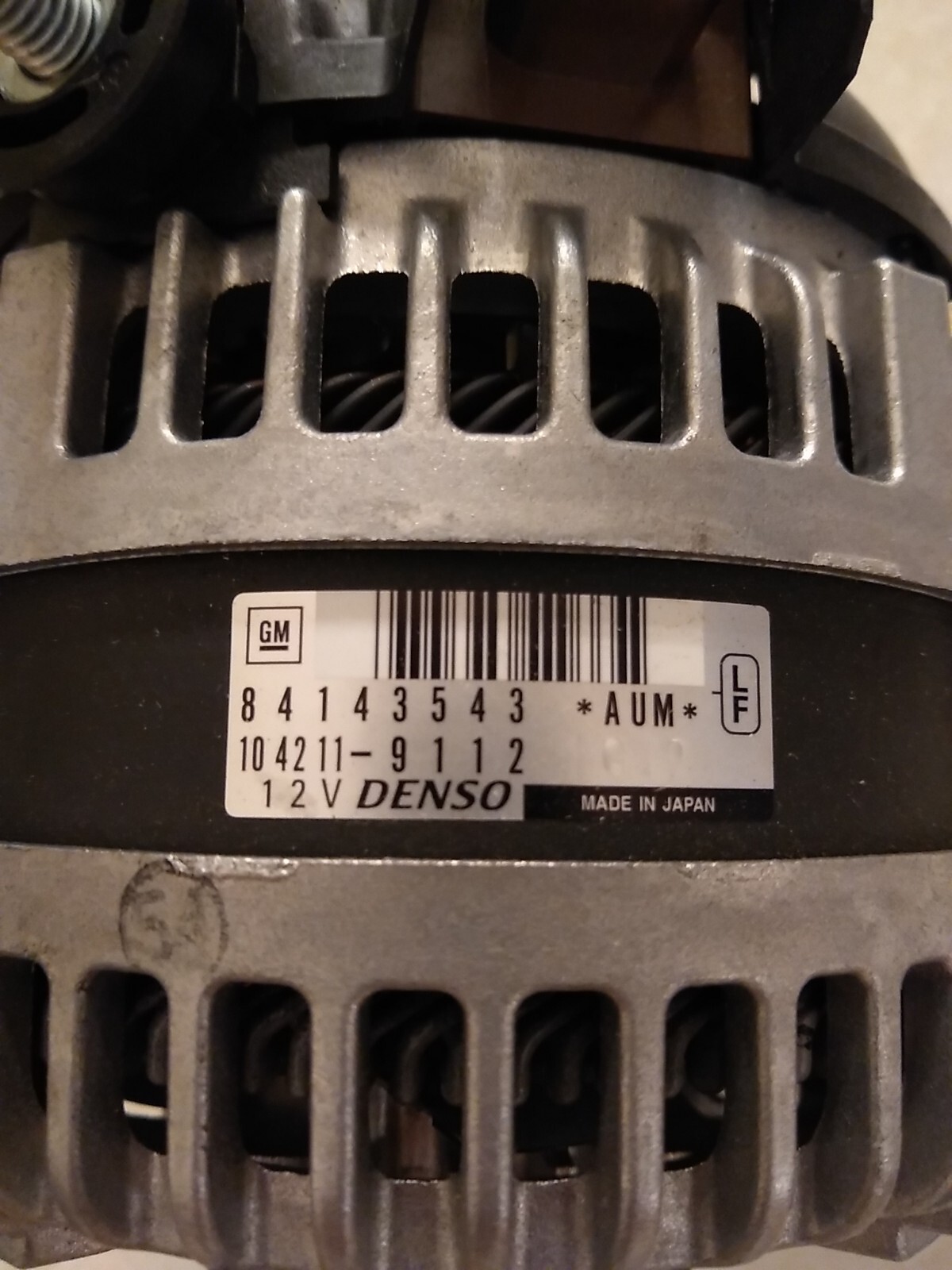 AC Delco 84143543 ACDelco GM Original Equipment Alternator for sale ...