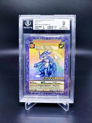 Digimon Strong BGS 9 Exveemon Digi-Battle Series 3 BO-118 Holo Foil ...