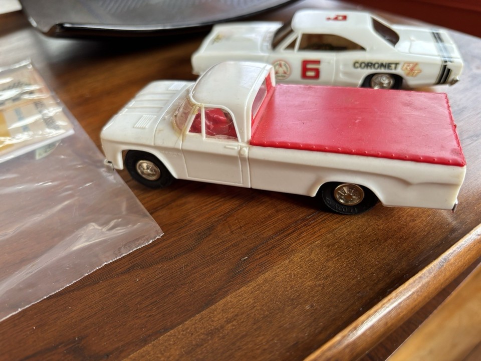 VTG 68 DODGE 3 IN 1 PROMO ELDON SLOT CAR SET /FOUR CARS/ TESTED ...